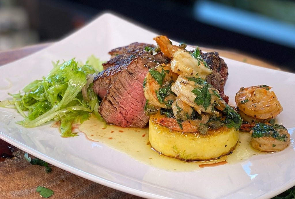 Surf and Turf with Frisee Salad – Blackstone Products (UK)